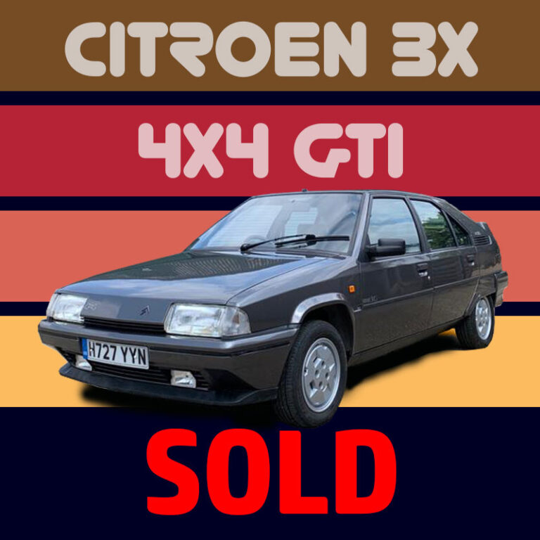 SOLD - 1990 Citroen BX 4x4 GTI - For Sale at Retro Sect