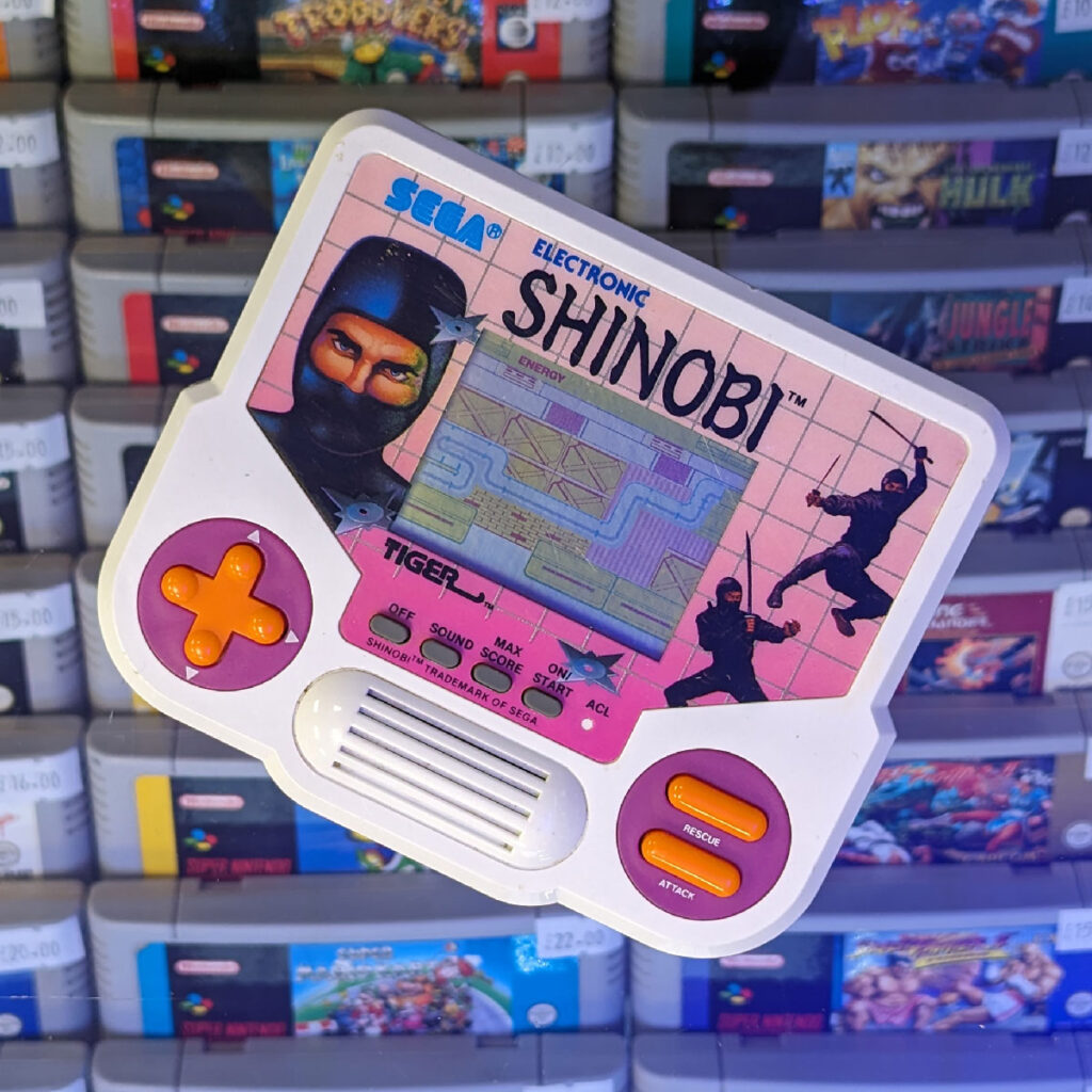 Tiger Electronics Sega Shinobi LCD Game - 1988 - Retro Sect