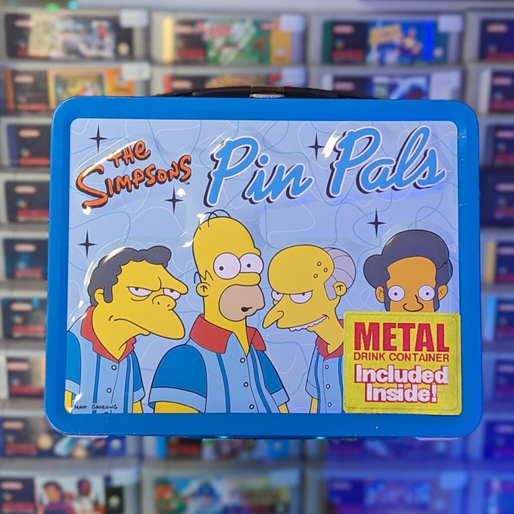Retro NECA Lunchbox Simpsons Pin Pals - Retro Sect
