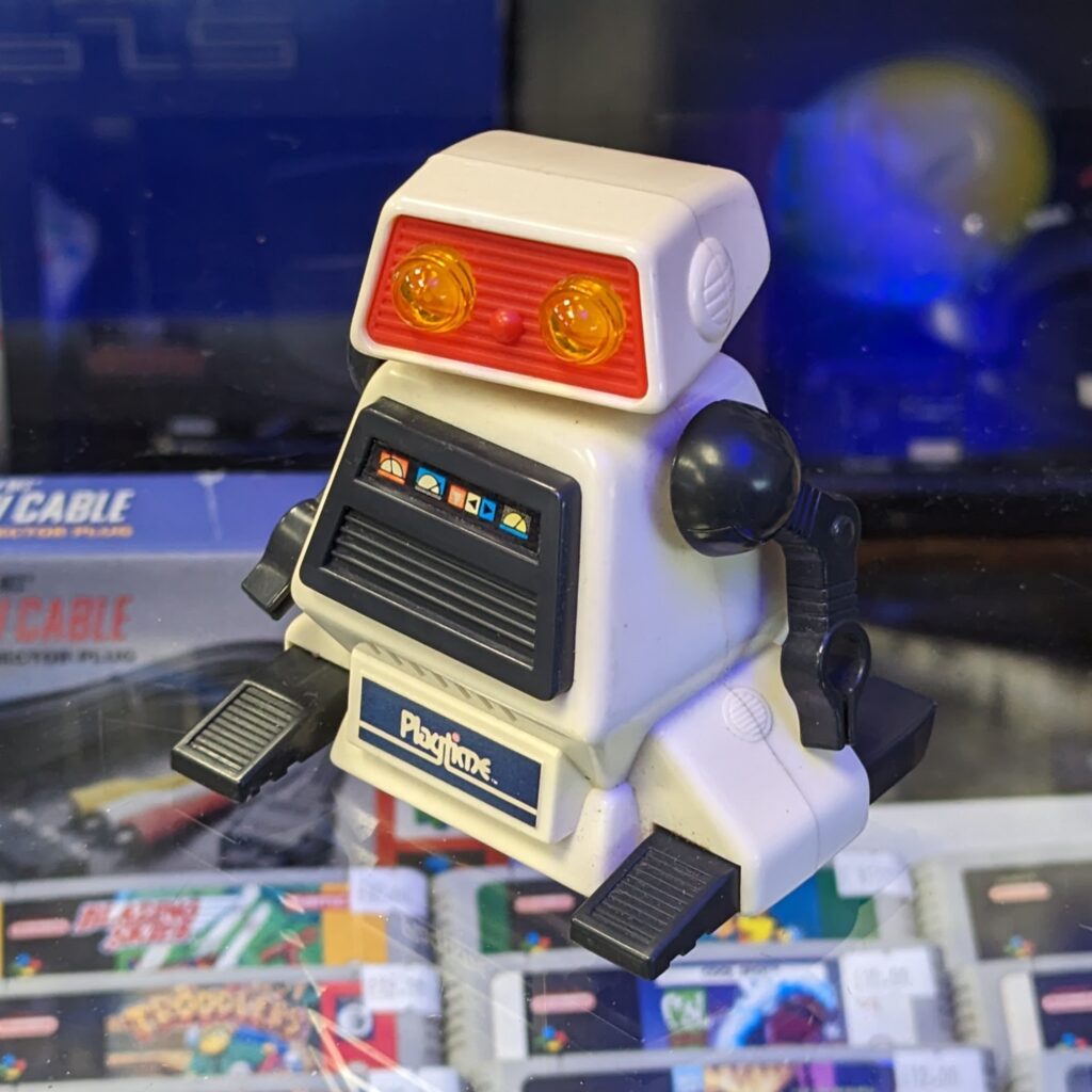 Playtime Gyrobot Push and Go Robot - 1986 - Working - Retro Sect