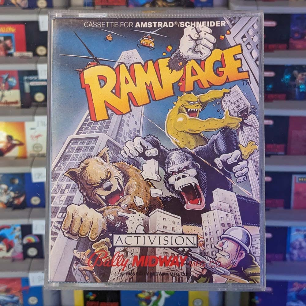 Rampage - Amstrad Cassette (Double) - Buy at Retro Sect
