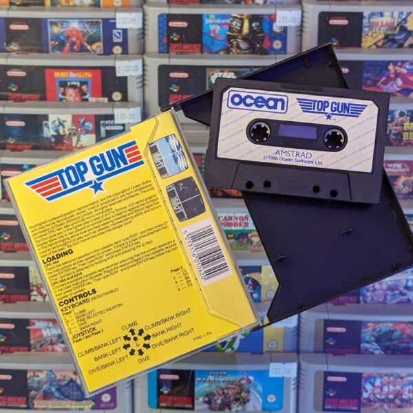 Top Gun - Amstrad Cassette (Double) - Retro Sect!
