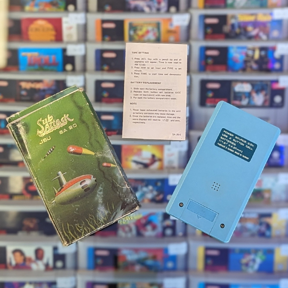 Sub Attack LCD Game - 1980s - Buy at Retro Sect!