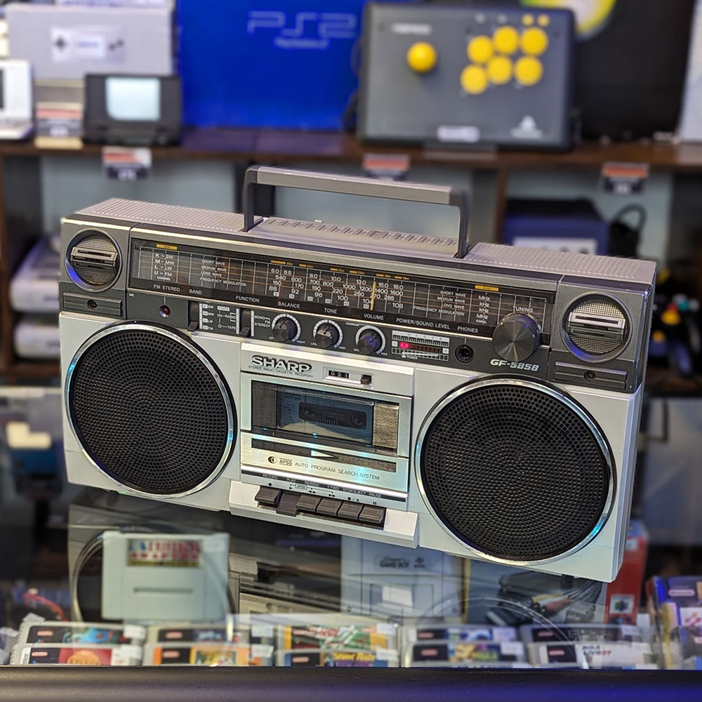 Sharp GF 5858 Boombox - Buy at Retro Sect!
