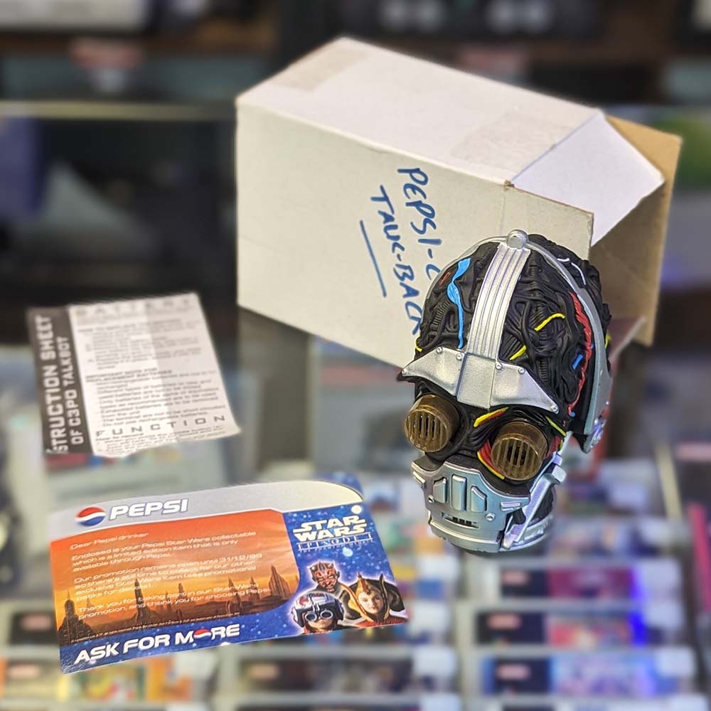 Star Wars Pepsi Voice Change Talking C3PO Head - 1999