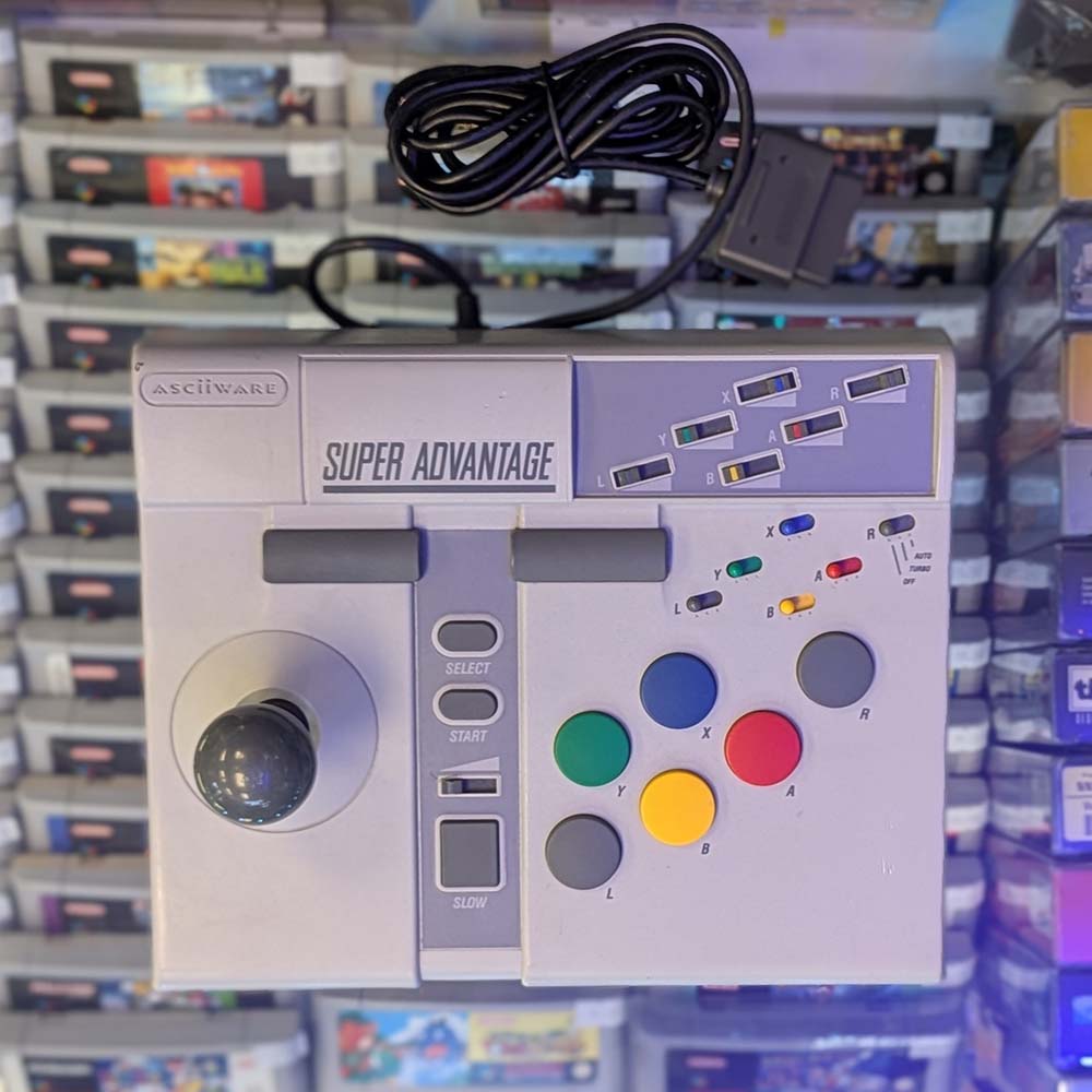 ASCIIWare Super Advantage Arcade Stick for SNES - Retro Sect!