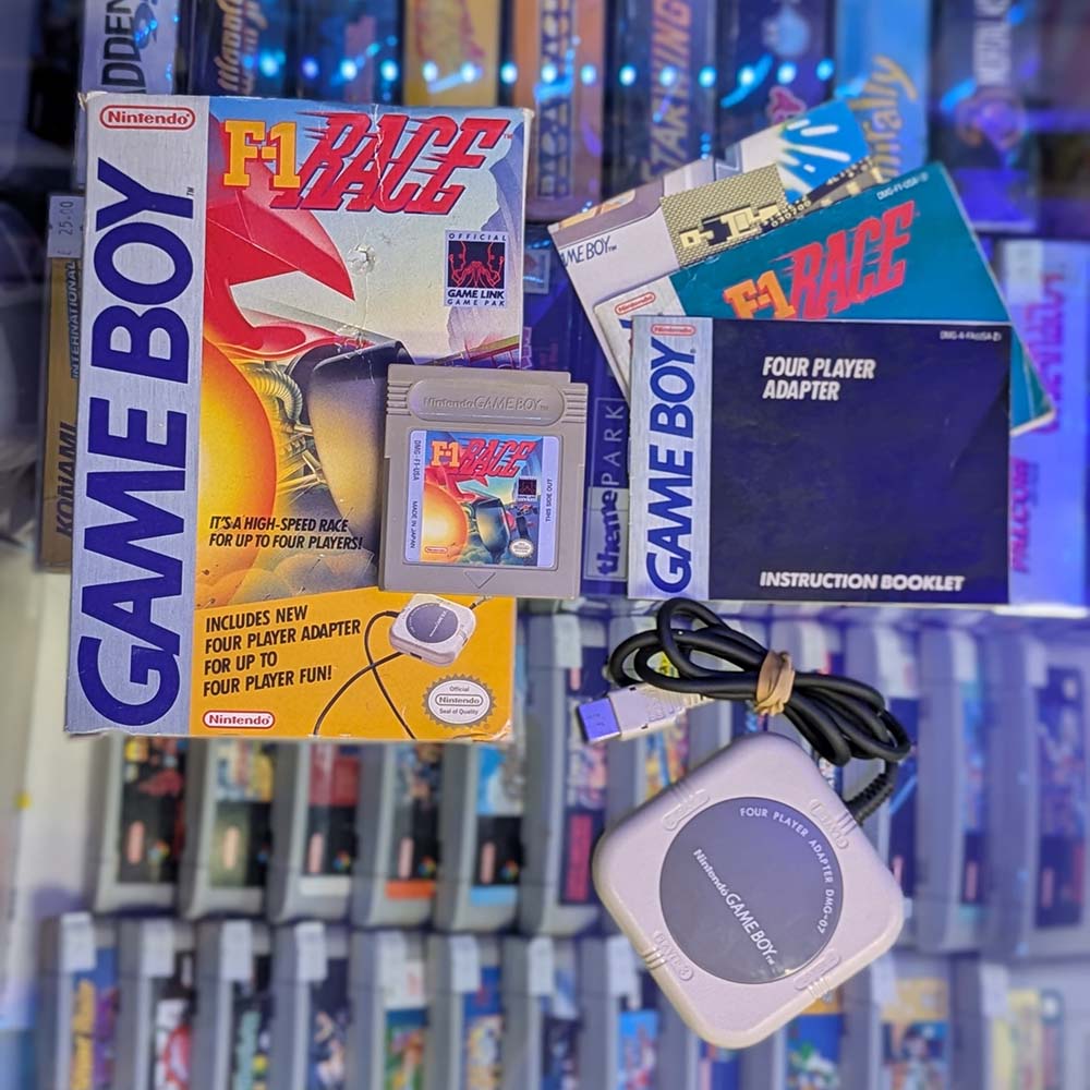 F1 Race With Four Player Adapter - Boxed - Game Boy @ Retro Sect!