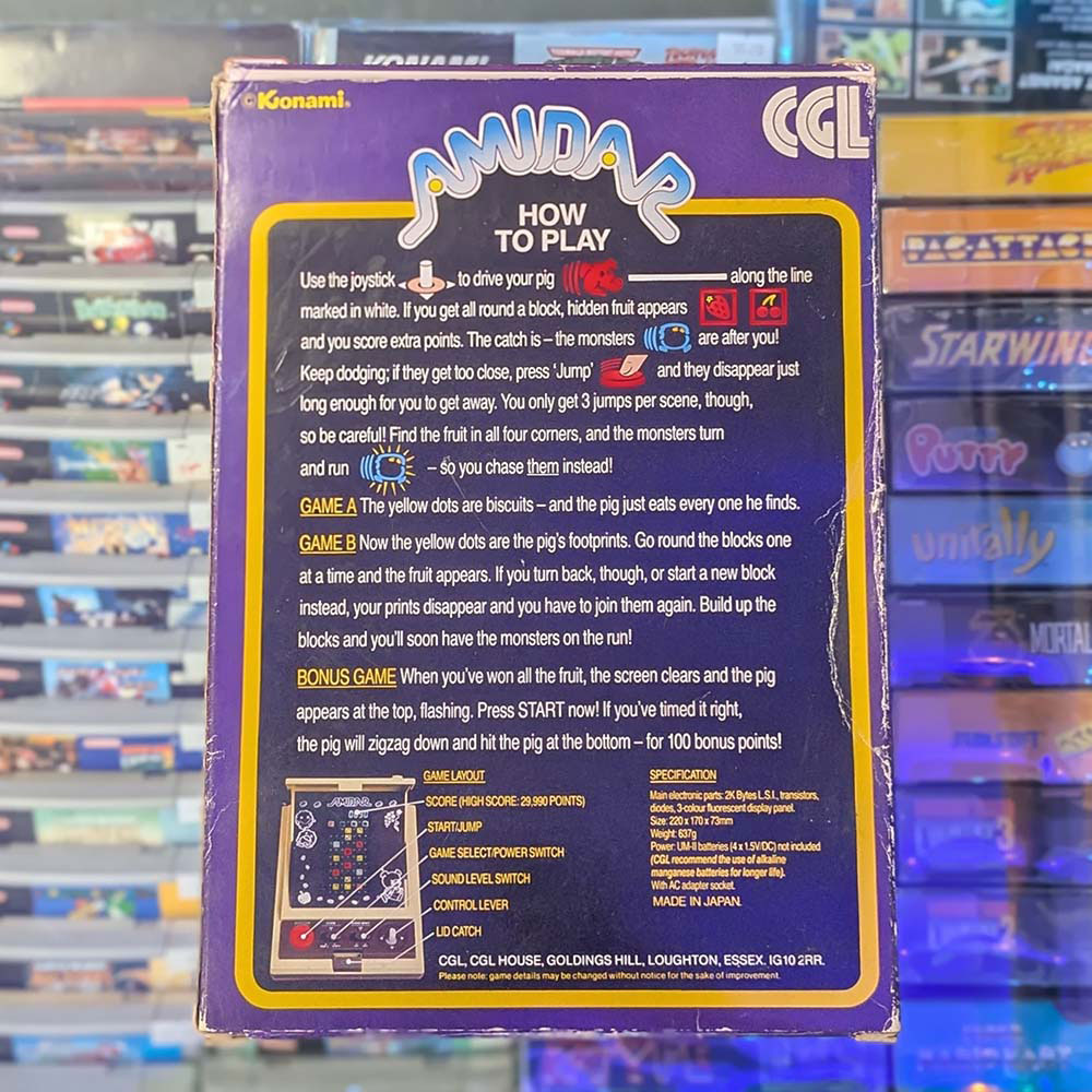 1981 CGL Amidar Electronic Game - Boxed - Buy @ Retro Sect!