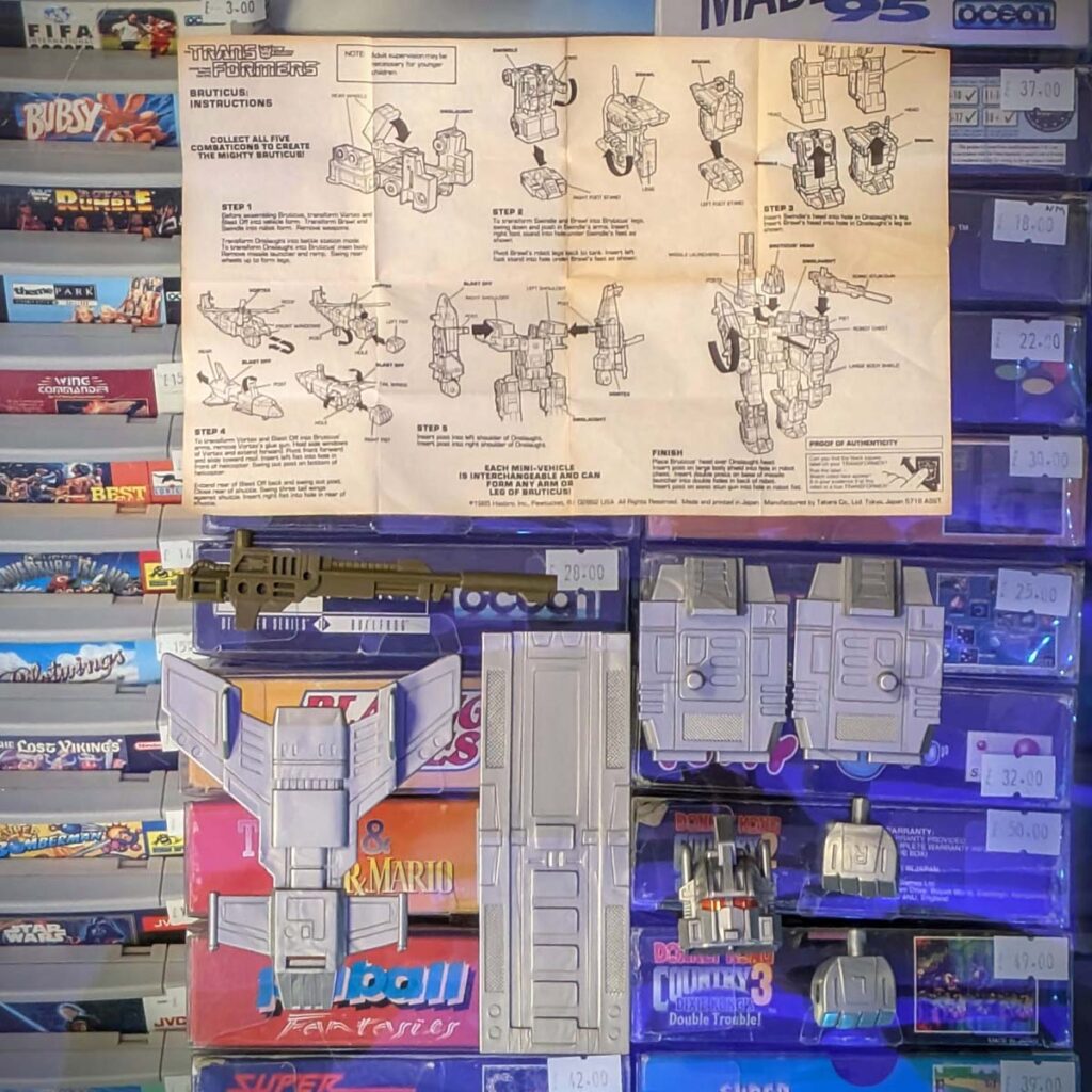 Original Hasbro Transformers G1 Bruticus Parts / Instructions - Buy at ...