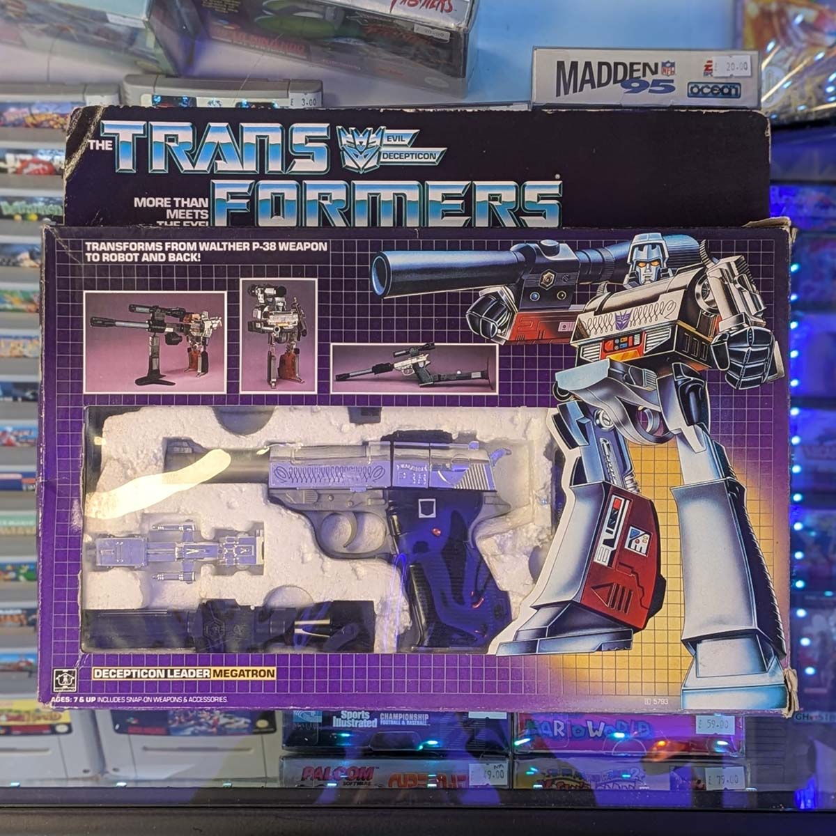 Original Hasbro Transformers G1 Megatron - Boxed